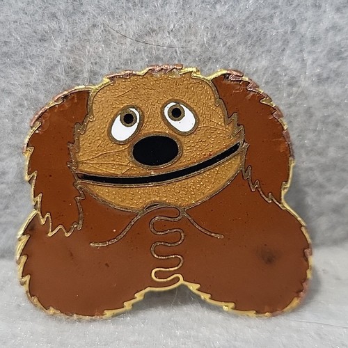 Vintage Pin Enamal Rowlf The Dog Muppets Character 1970's VHTF *READ ...
