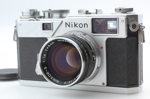 NEAR MINT 】 Nikon S3 Rangefinder Film Camera 50mm 5cm F/1.4 S Lens From ...