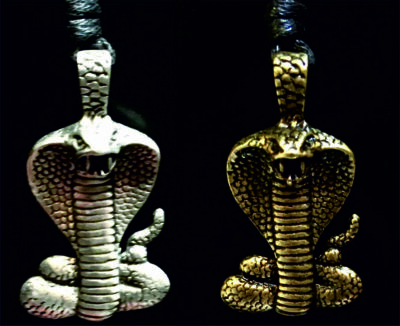 Cobra Snake Pewter Bronze Pendant Necklace Reptile Boa Gothic Biker | eBay