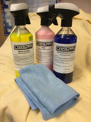 CHROME "MINI CLEANING KIT" WITH FREE MICROFIBRE CLOTH NOW WITH FREE ...