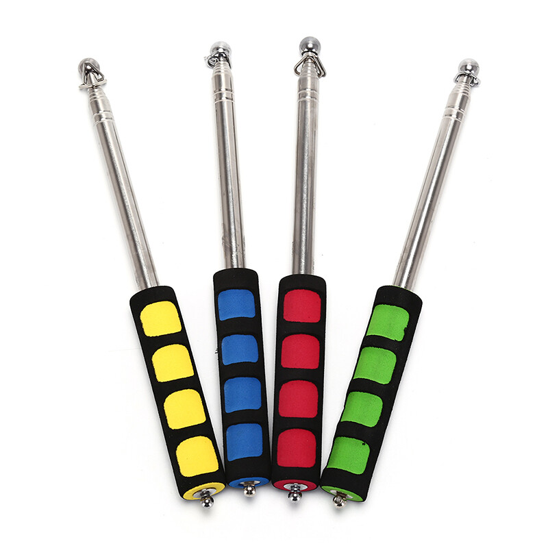 1.2M Flag Pole Portable Telescopic Flag Handheld Pole Tool for Flags B ...