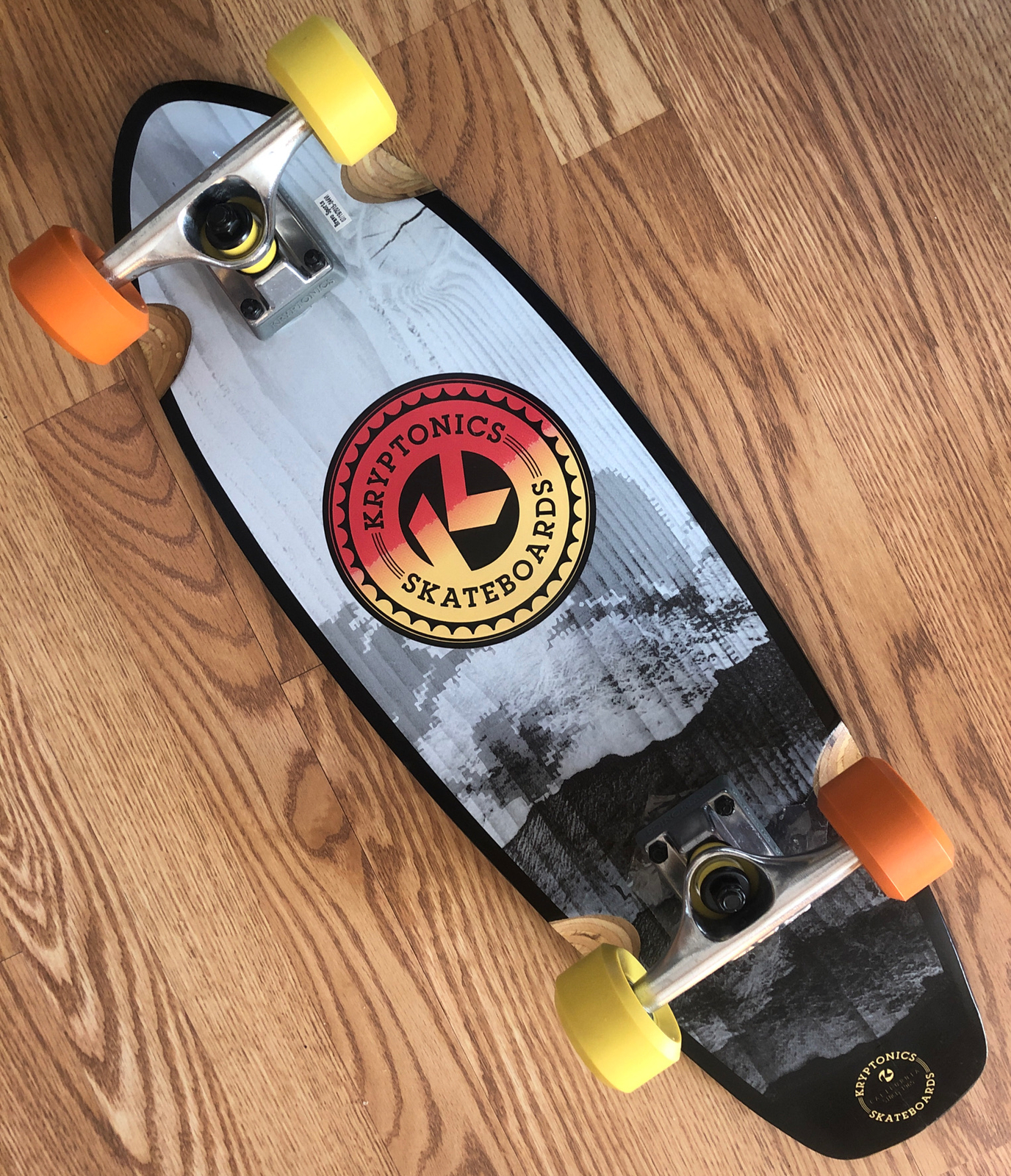 Kryptonics Wood Deck Skateboard 27” x 8-1/2”• BRAVO SPORTS • 044VI 7/19 ...