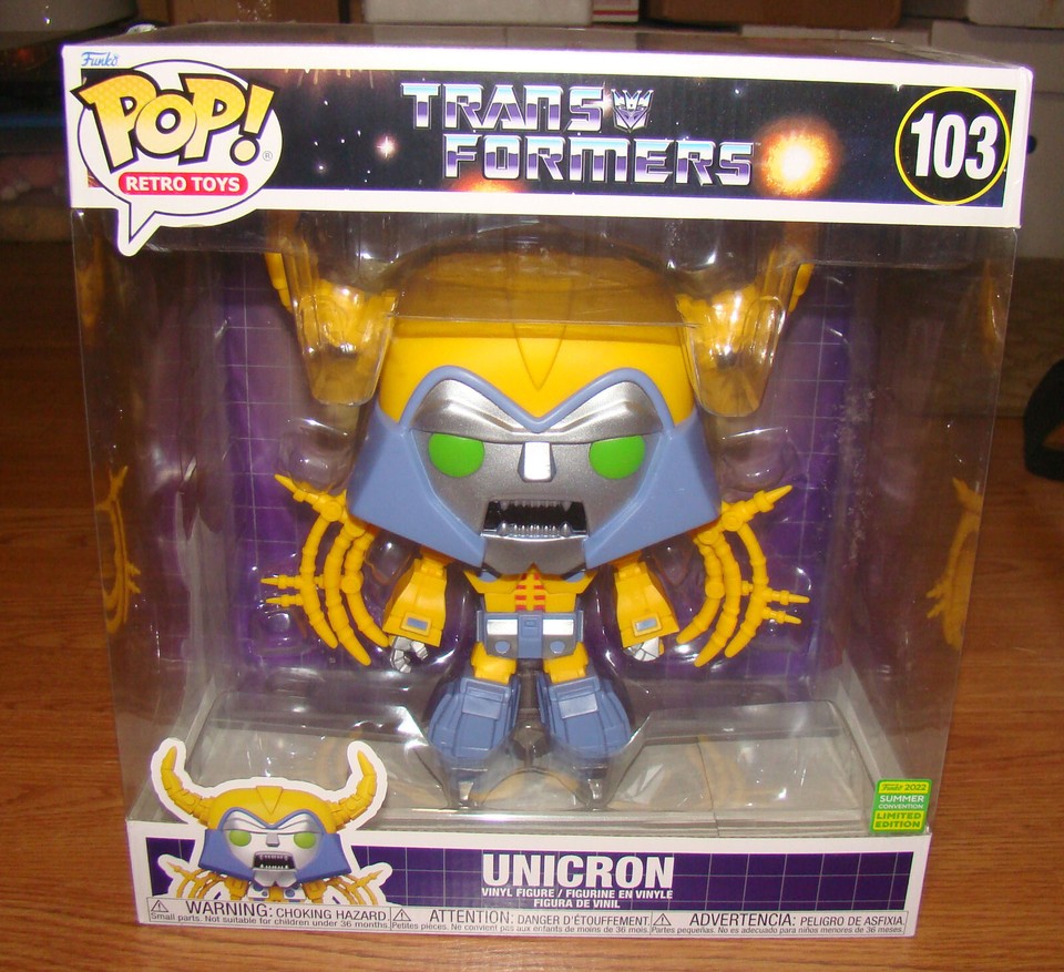 Funko POP! Retro Toys Transformers UNICRON (65264) #103, Limited ...