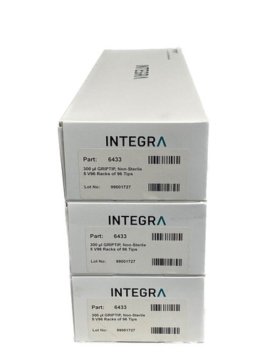 (1440) INTEGRA 300uL GripTip Standard Viaflo-96 Pipet Tips 15x 96/Rk ...