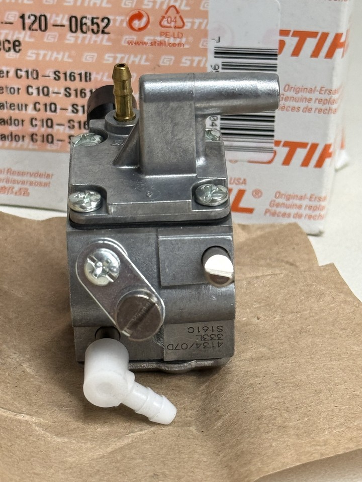 STIHL OEM ZAMA CARBURETOR 4134 120 0652 FS120 BT120C BT121 GENUINE CARB ...