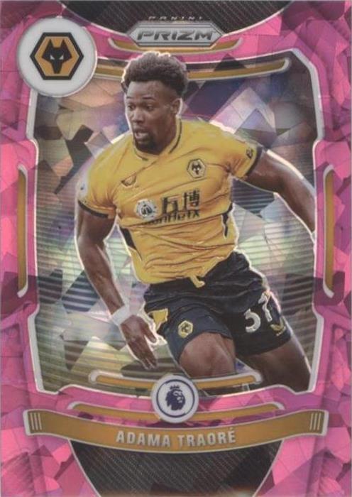 2021-22 Panini Prizm Premier League - Adama Traore #56 Pink Ice Prizm ...