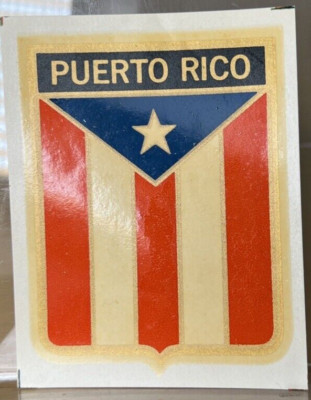 Puerto Rico the Emblem Vintage NOS Water Window Decal | eBay