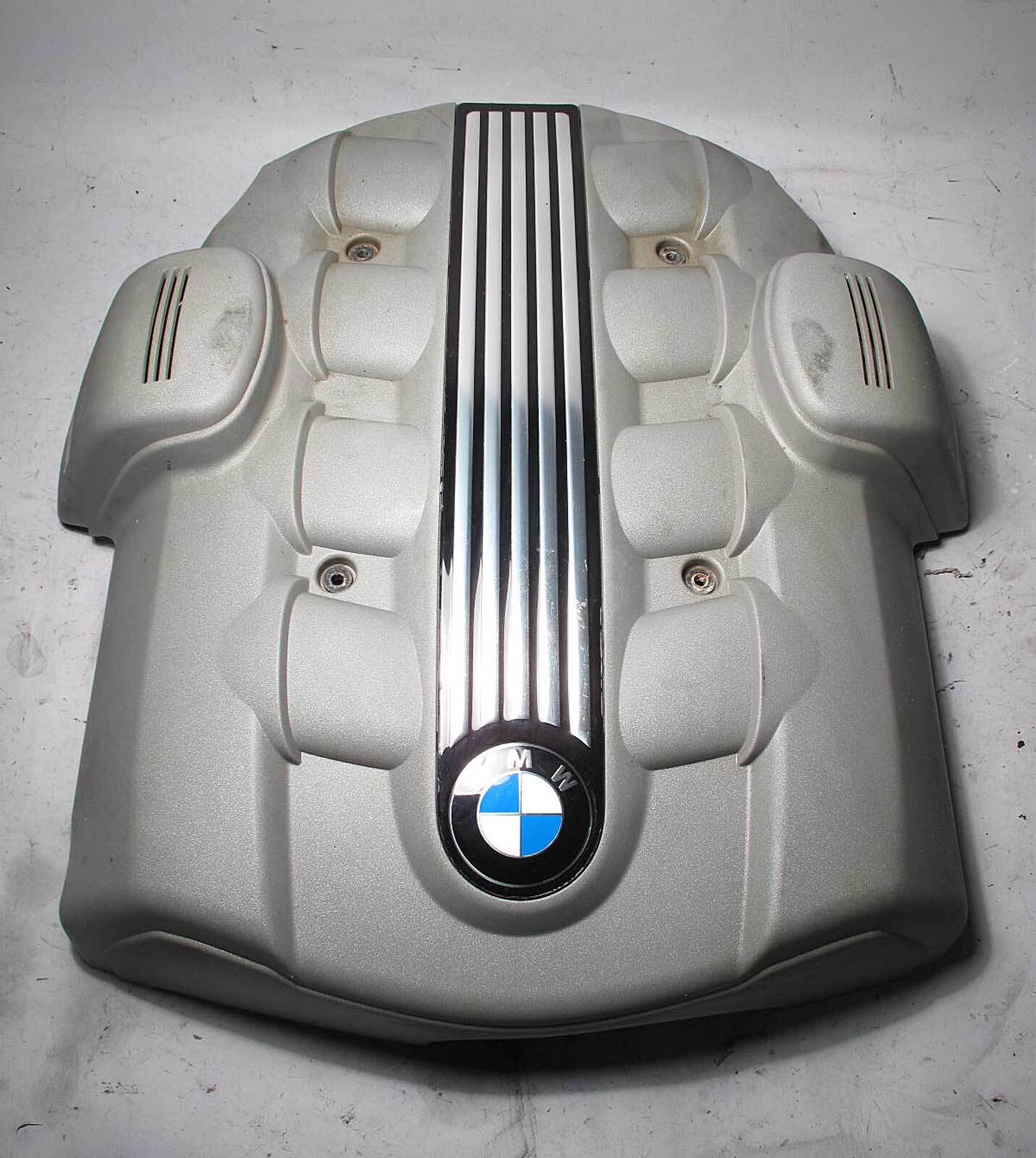 BMW 2004-2005 545i 645i N62 V8 Plastic Engine Cover w Emblem E60 E63 ...