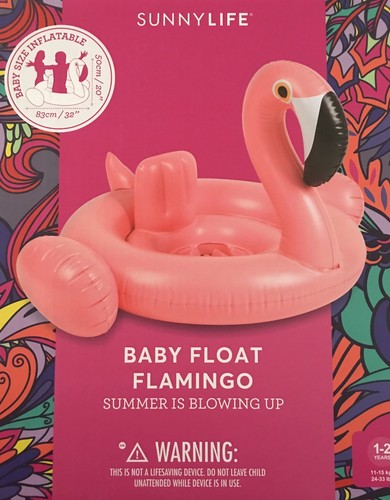 Sunnylife - Baby Inflatable Pink Flamingo Pool Float 1-2 Years | eBay