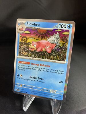 Pokémon TCG Slowbro Scarlet & Violet Base Set 043/198 Reverse Holo Holo ...