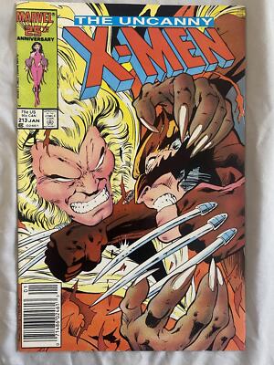 The Uncanny X-Men #213 1st Mr. Sinister Cameo Marvel 1983 Comic VF ...