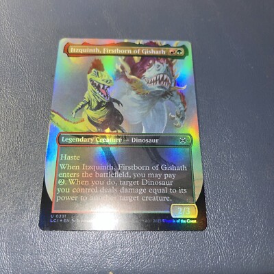 Itzquinth, Firstborn Of Gishath Borderless Foil Lost Caverns Of Ixalan ...