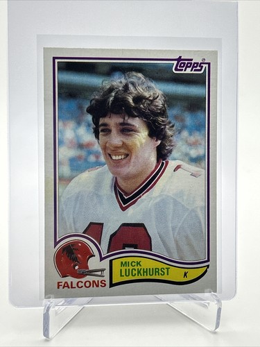 1982 Topps Mick Luckhurst Rookie Football Card #286 NM-MT FREE SHIPPING ...