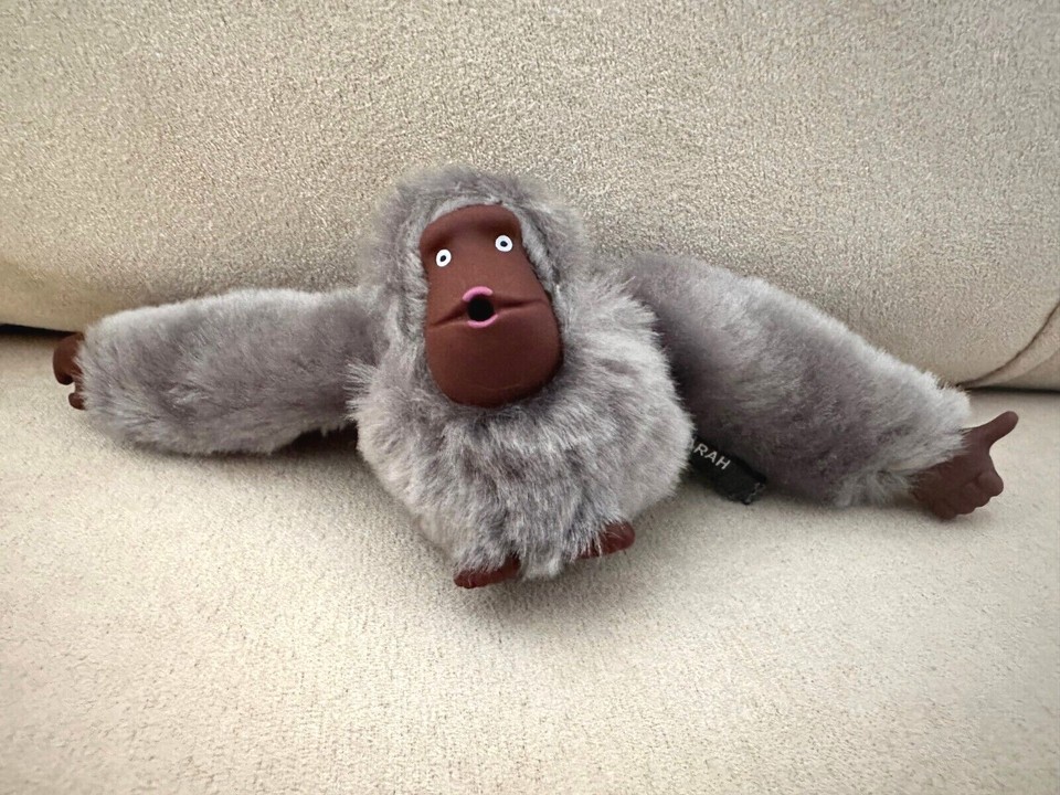 NWT KIPLING MONKEY KEYCHAIN KEY RING CHARM BLACK RED GRAY BLUE GREEN ...