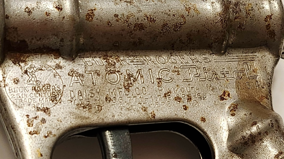 Vintage Buck Rogers Atomic Pistol toy in protective frame | eBay