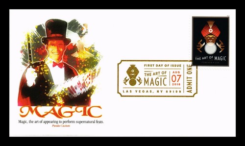 DR JIM STAMPS US COVER CRYSTAL BALL ART OF MAGIC FDC PANDA CACHET | eBay