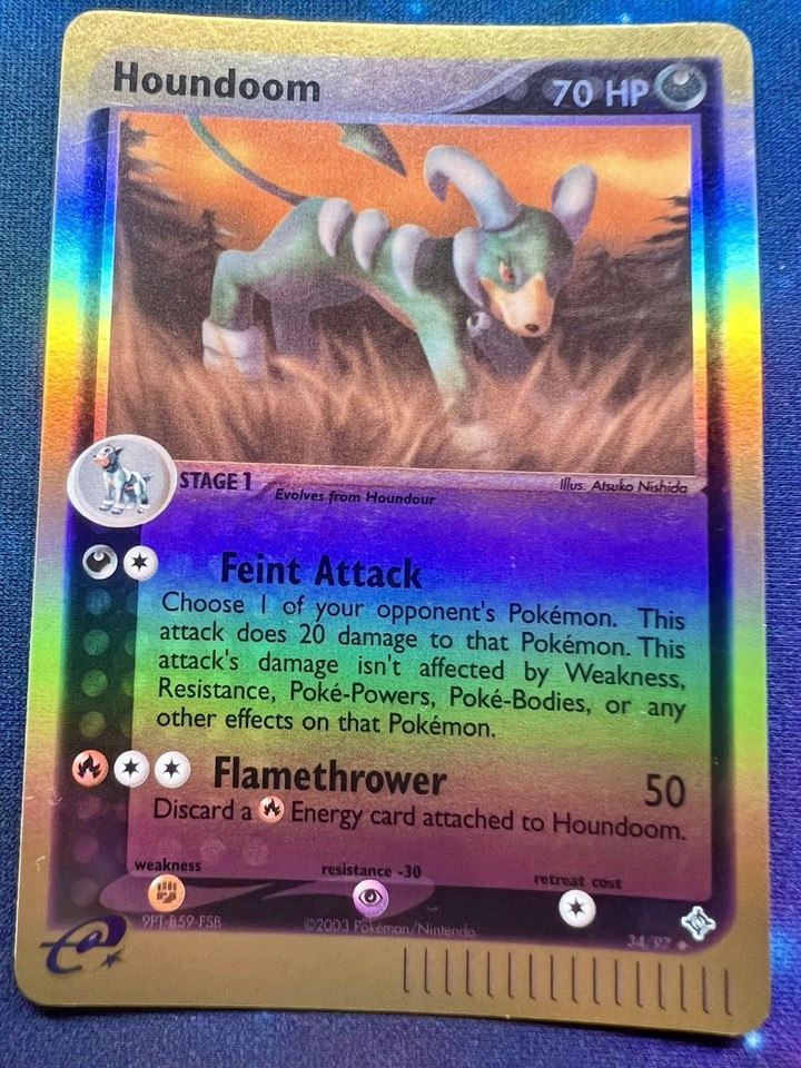 Houndoom 34 Reverse Holo & Houndour 87 Reverse Holo | eBay