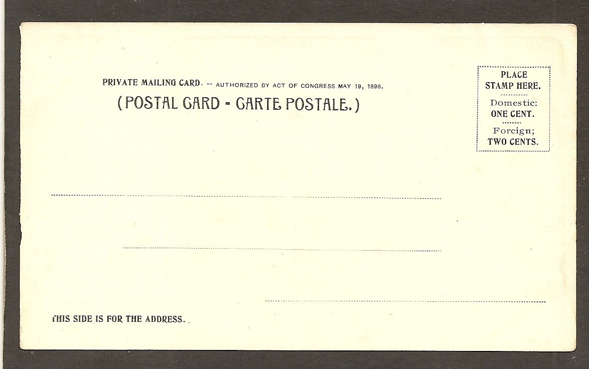 PRIVATE MAILING CARD: GREETINGS FROM WAUKESHA, WISCONSIN: VIEW OF ...