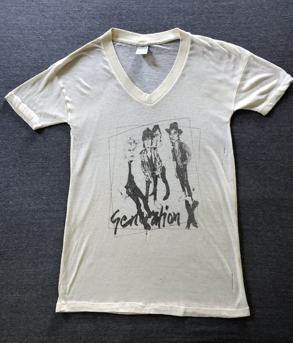 Rare Vintage 70s 80s Generation X T Shirt Original Punk Rock Rare Vintage 70s 80s Generation X T Shirt Original Punk Rock
