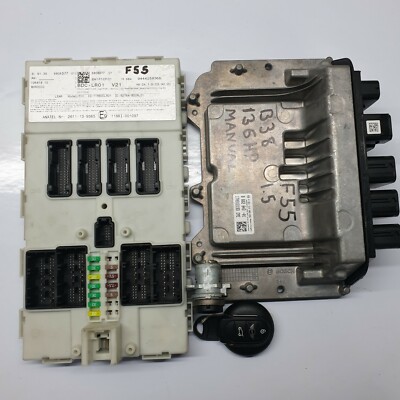 BMW Mini Cooper F55 136HP Petrol B38 Engine ECU Kit DME 8662843 + BDC ...
