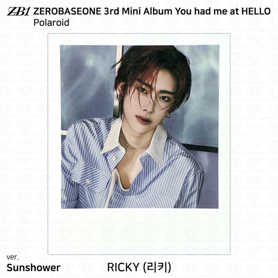ZEROBASEONE ZB1 3rd Mini Album You had me at HELLO Official Photocard ...