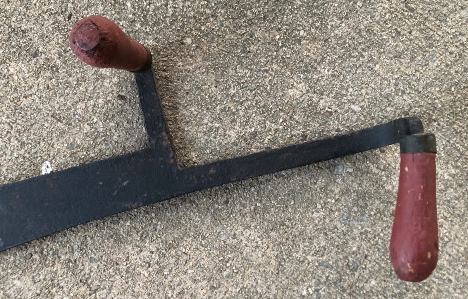 ANTIQUE PRIMATIVE ICE SAW HAY KNIFE BLACKSMITH COUNTRY FARM DECOR HAND ...