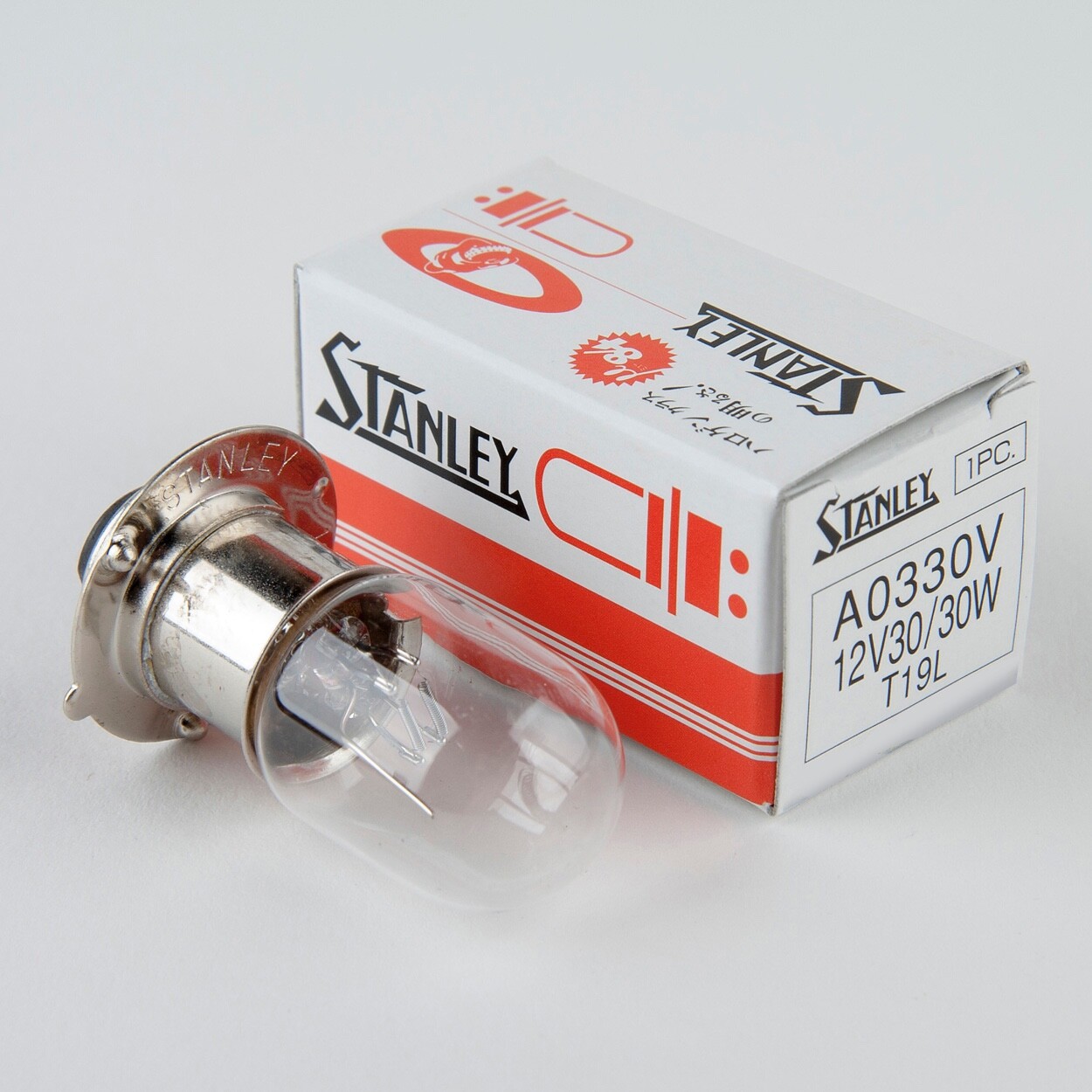 (1PC) Genuine Stanley A0330V 12V 30/30W T19L Bulb for ATVs, UTVs ...