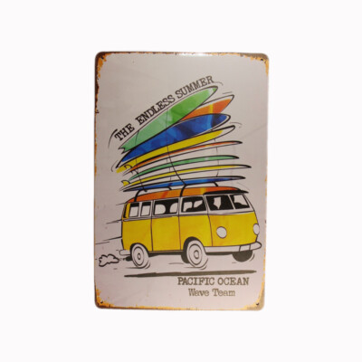 Tin Sign ENDLESS SUMMER OCEAN Sprint Drink Bar Whisky Rustic Look ...