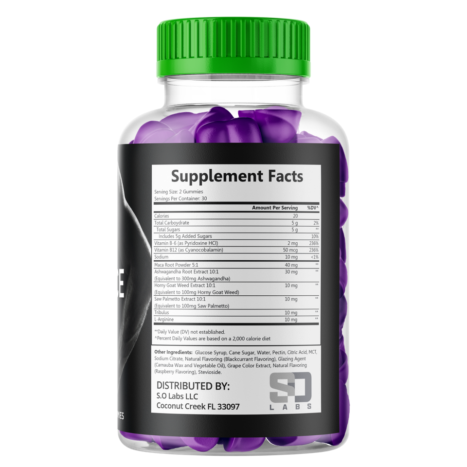 Vigor Plus Gummies For Men - Advanced Formula Vitamin Supplement - 60 ...