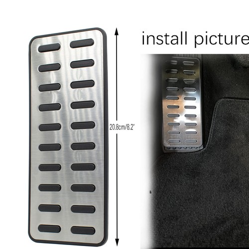 For Hyundai KIA Foot Rest Pedal 304 SS Original Footrest Stainless Car ...