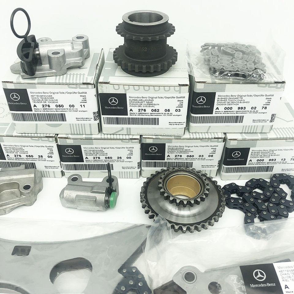 OEM Timing Chain Tensioner Kit For Mercedes Benz W205 W222 M276 3.0T 3. ...
