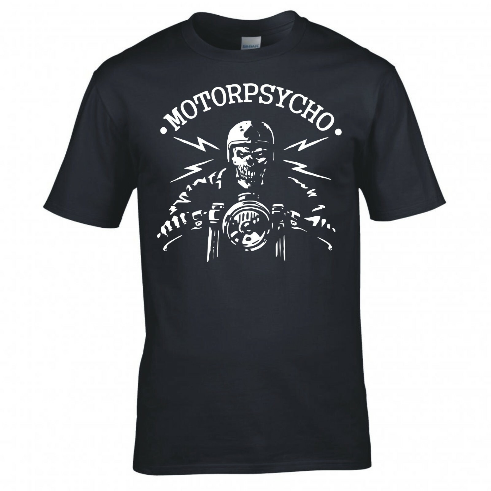 BIKER "MOTORPSYCHO" T-SHIRT | eBay UK