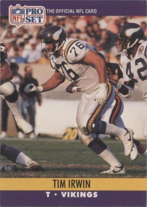 1990 Pro Set Tim Irwin #569 for sale | eBay
