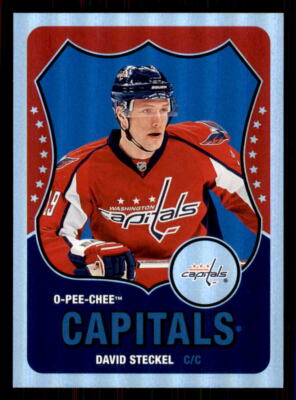 2010-11 O-Pee-Chee Retro Rainbow #117 David Steckel Washington Capitals ...