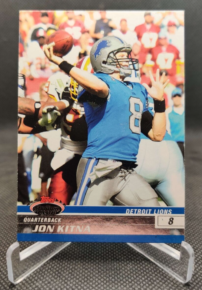 2008 Topps Stadium Club #31 Jon Kitna Detroit Lions Football Card | eBay