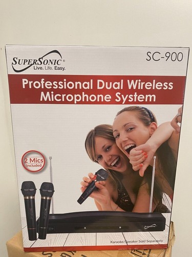 Supersonic SC-900 Supersonic Professional Wireless Dual Microphone ...