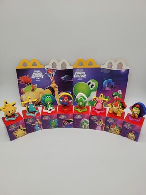Mc Donalds Super Mario Galaxy 8x Figuren Komplett Set + 2x Happy Meal ...
