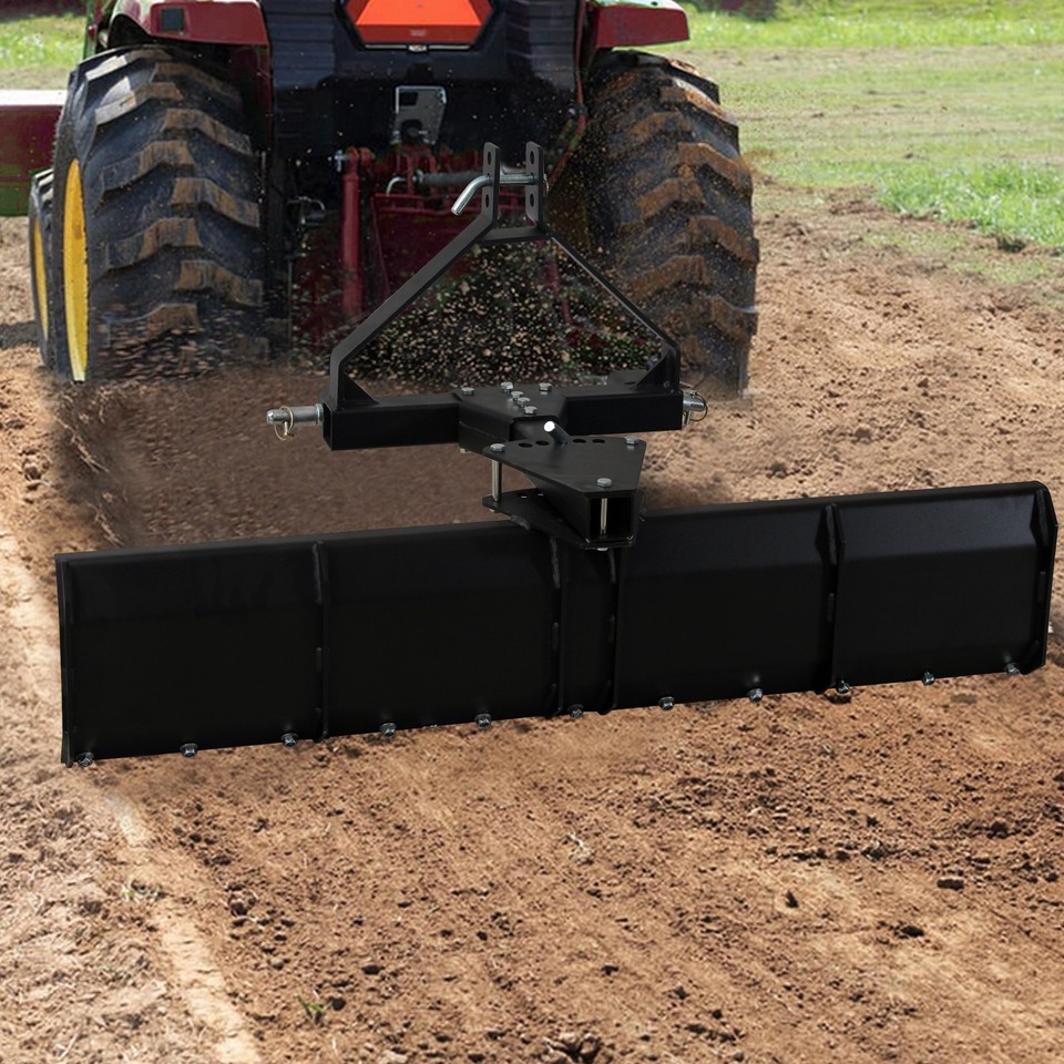 42'' Trailer Box Scraper with Tractor Box Blade Hitch Tow Fit for ATV ...
