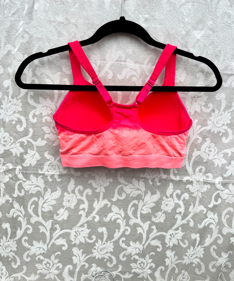 Danskin Now 36C Women’s Orange/Hot Pink Padded Underwire Racerback ...