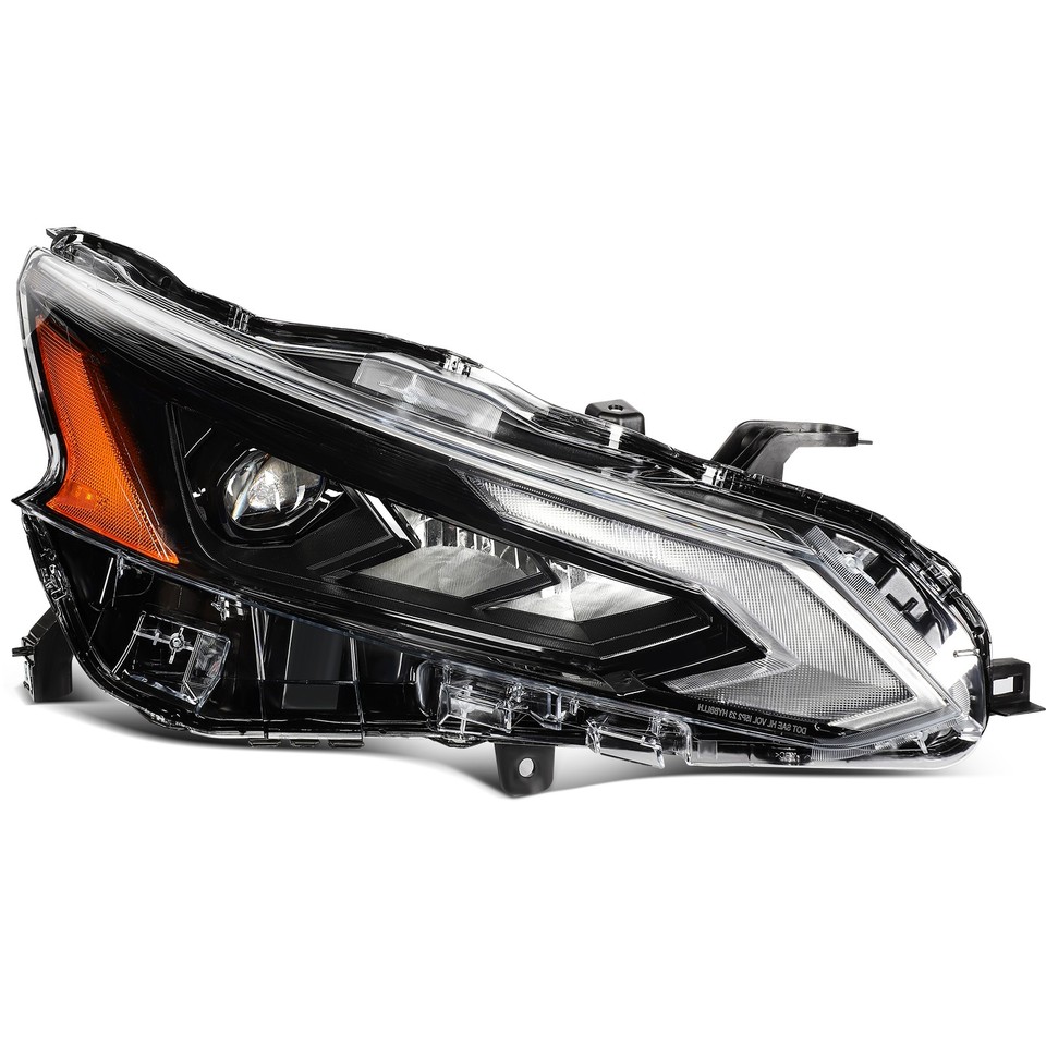 Black Passenger Side LED DRL Headlight Assembly For Nissan For Altima ...