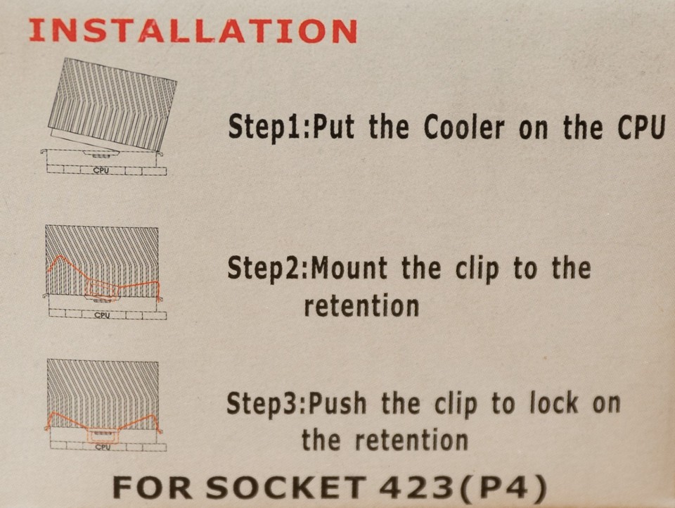 Thermaltake Indigo Orb Socket 423 CPU Cooler Heat Sink Fan Intel Pentium 4 | eBay
