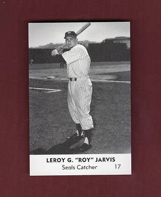 1950 Sommer & Kaufmann: #17 ROY JARVIS, Seals/PCL Carl Aldana 2015 ...