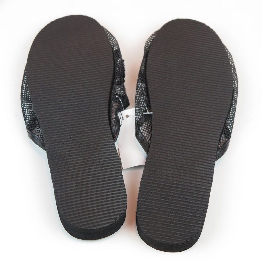 Women's Floral Beaded Sequin Rose Mesh Flats Slippers Shoes Sizes 6-11 ...