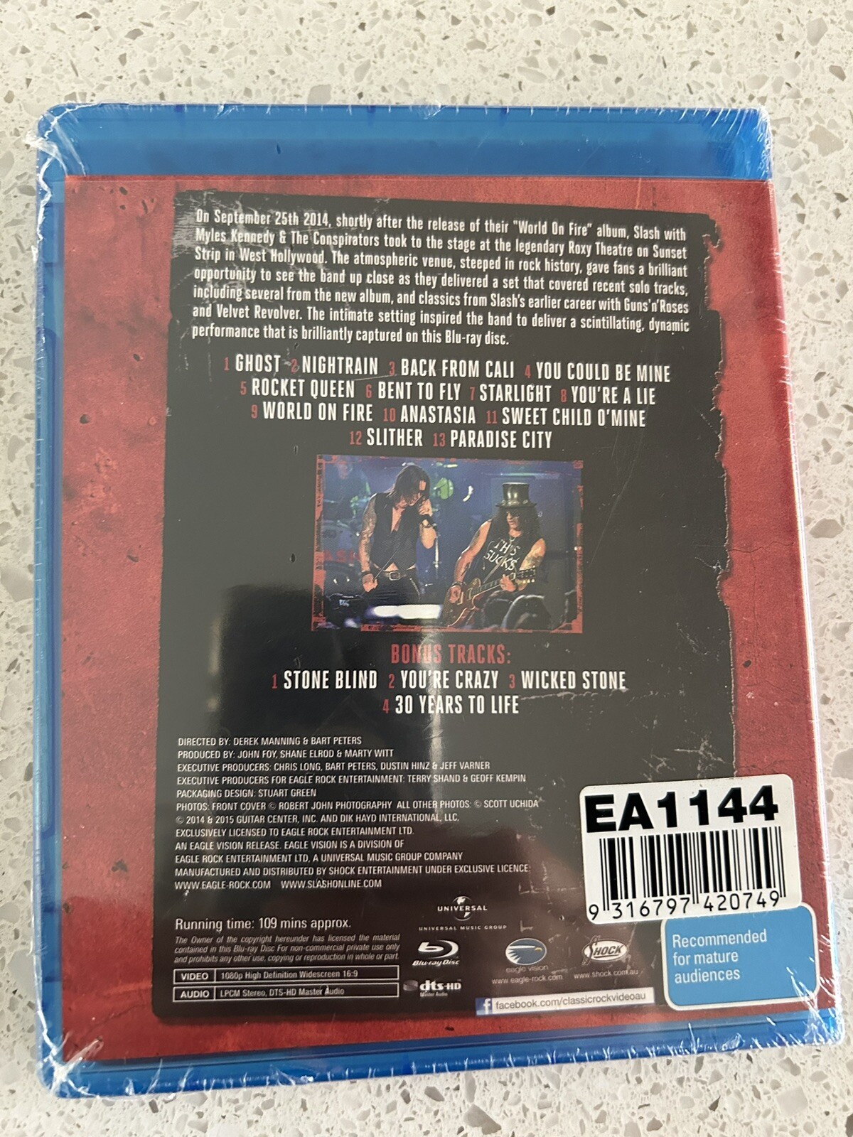 Slash - Live At The Roxy (Blu-ray, 2015) brand new sealed | eBay