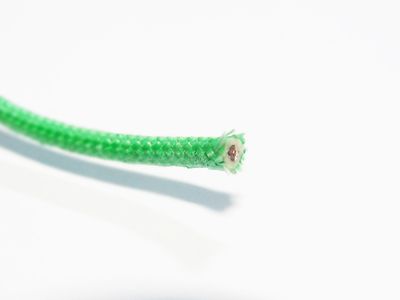 SRML GREEN 18 AWG 25' FT FIBER GLASS BRAID APPLIANCE HI TEMP WIRE MOTOR ...