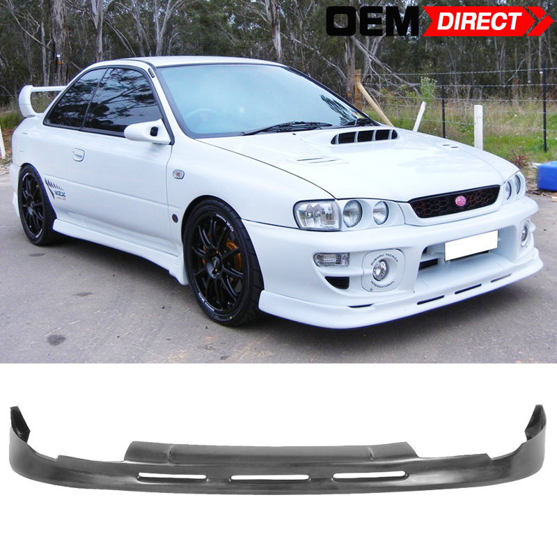 Fits 02-03 Subaru Impreza WRX STI P1 Style Front Bumper Lip Spoiler ...