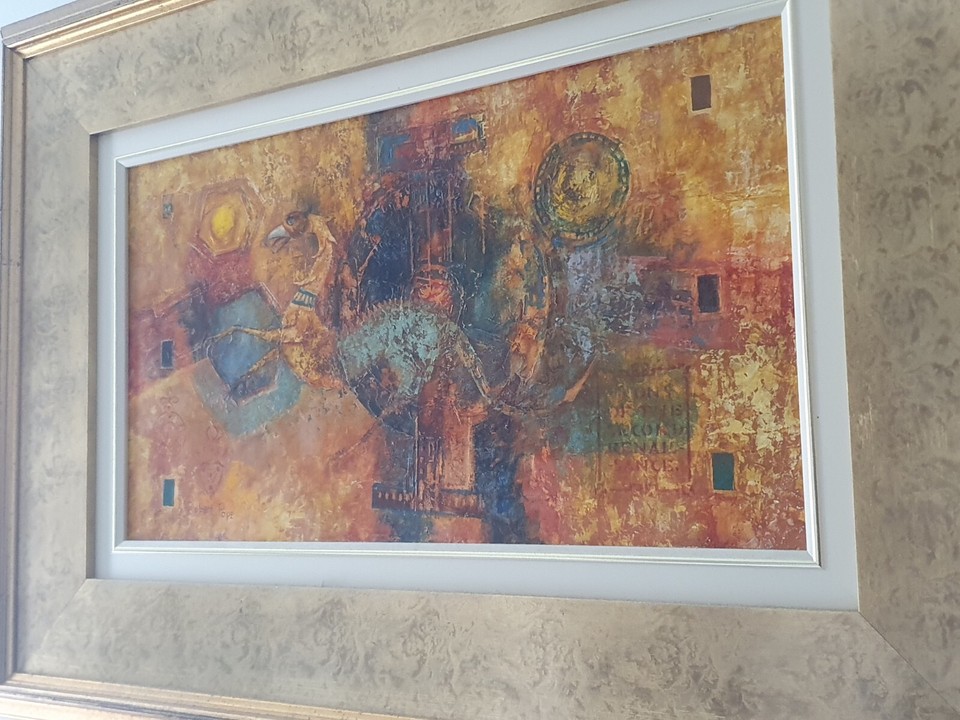 Robert Pope (Prof.) Original Painting, Acrylic on Canvas, 44cm Image ...