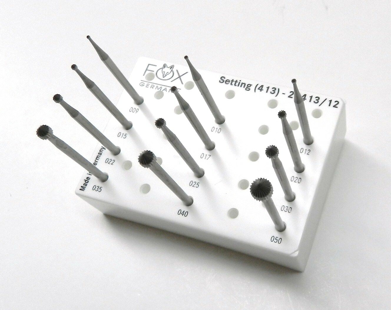 Fox Stone Setting Burs Set Fig 413 Jewelers Bur 12 Pc 009-050 Jewelry ...
