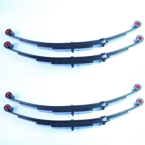2 pairs Double Eye Boat Trailer Leaf Spring 4 leaf Double Eye 4*1750lbs ...