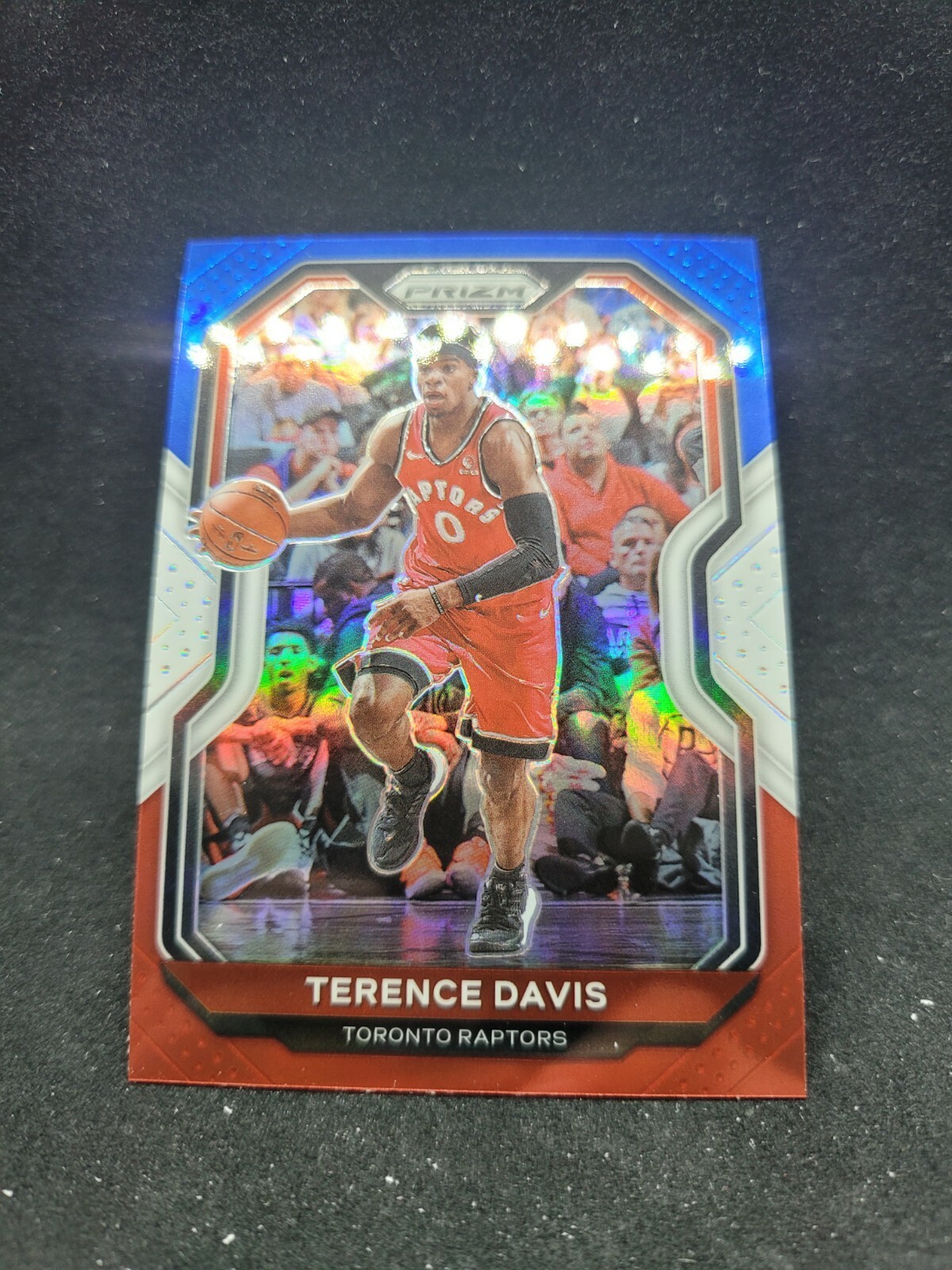 2020-21 Panini Prizm Terence Davis RWB Red White Blue Prizm Card #197 ...